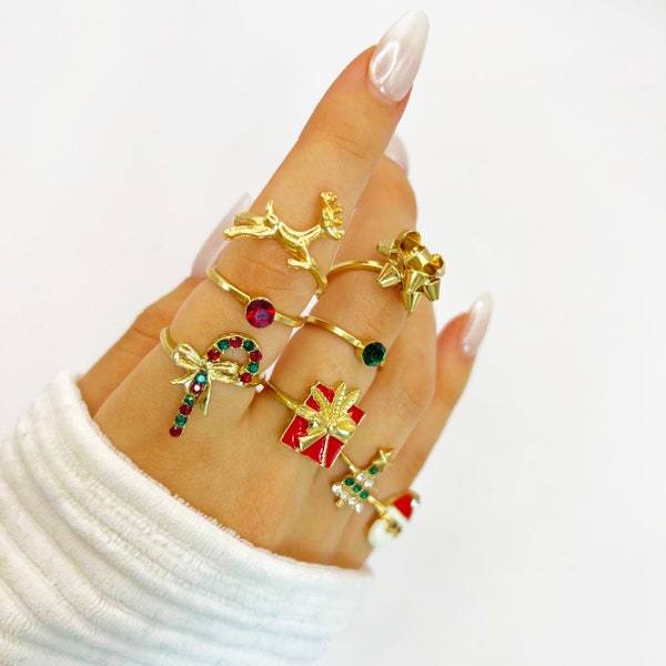 Christmas Ring - Etsy