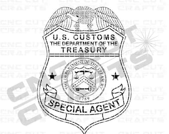 Us Customs Department of Treasury Svg - Etsy