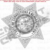 CDCR Svg Seal Star Badge Vector File California Dept of Corrections and ...