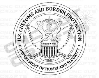 Us Customs Logo - Etsy