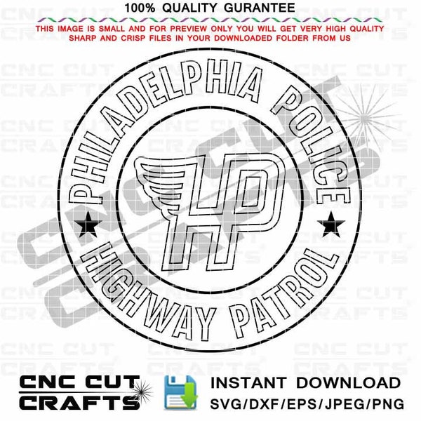 Philadelphia Police Logo Svg - Etsy
