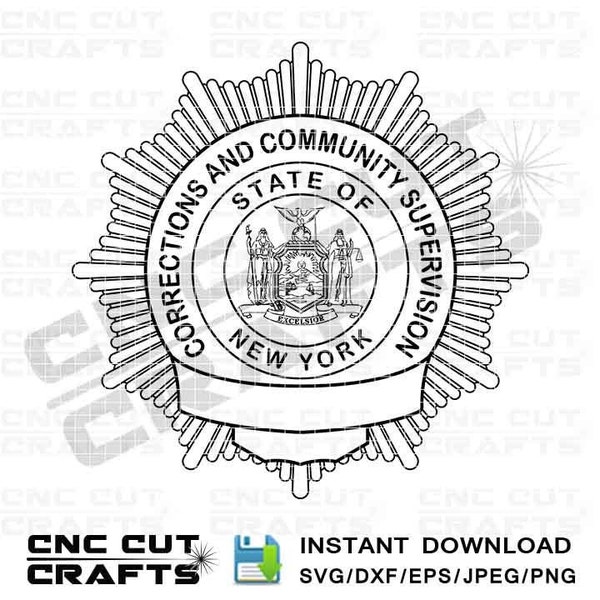 Department of Corrections Logo - Etsy