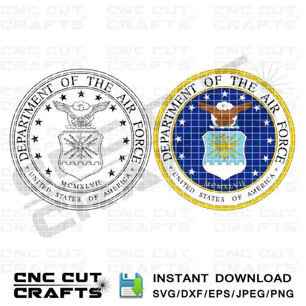 Air Force Seal Svg - Etsy