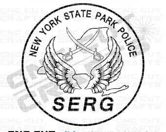 New York State Police Logo - Etsy