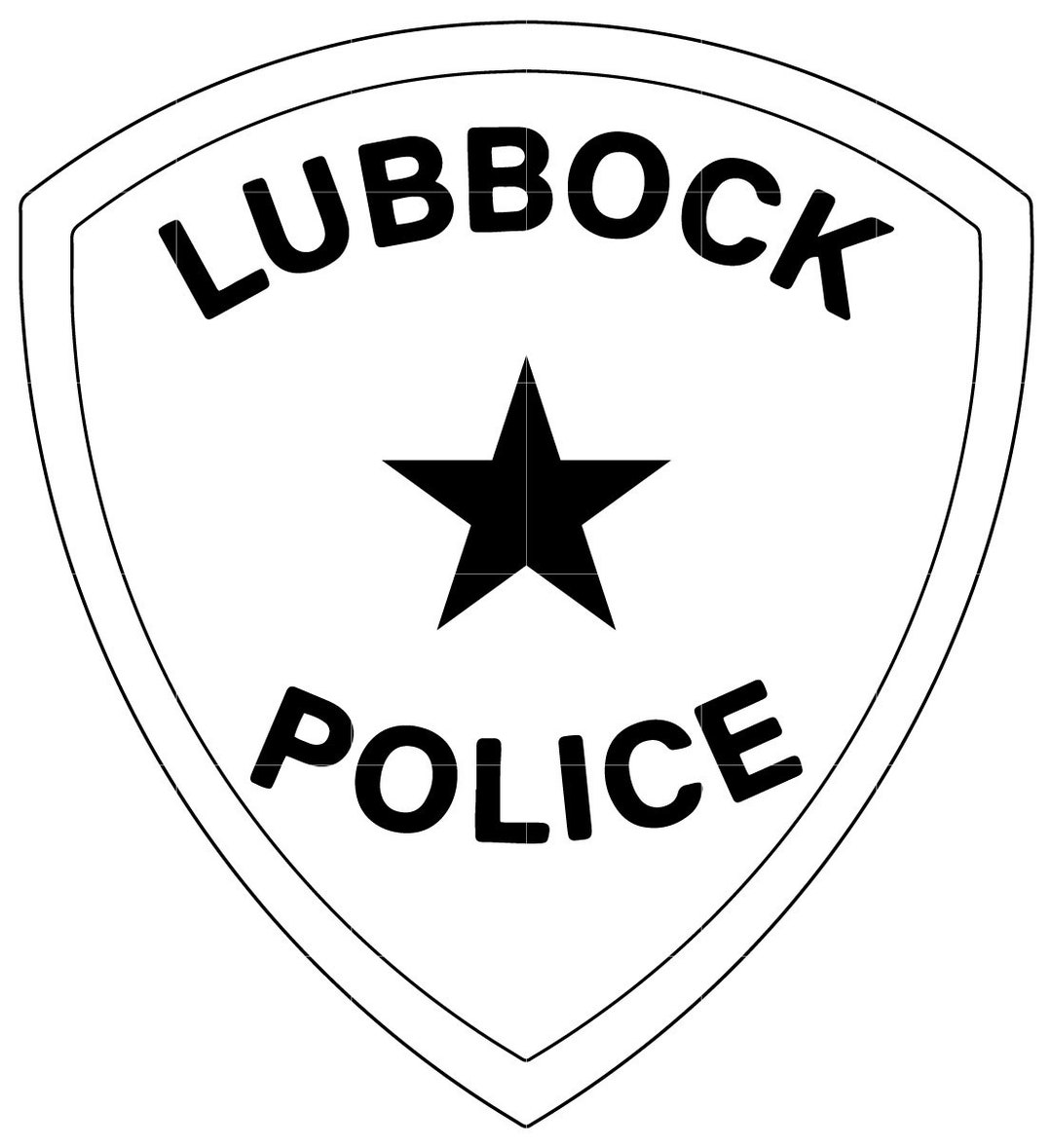 Lubbock Police Patch Vector, Svg, Dxf File for Laser Cutting, Engraving ...