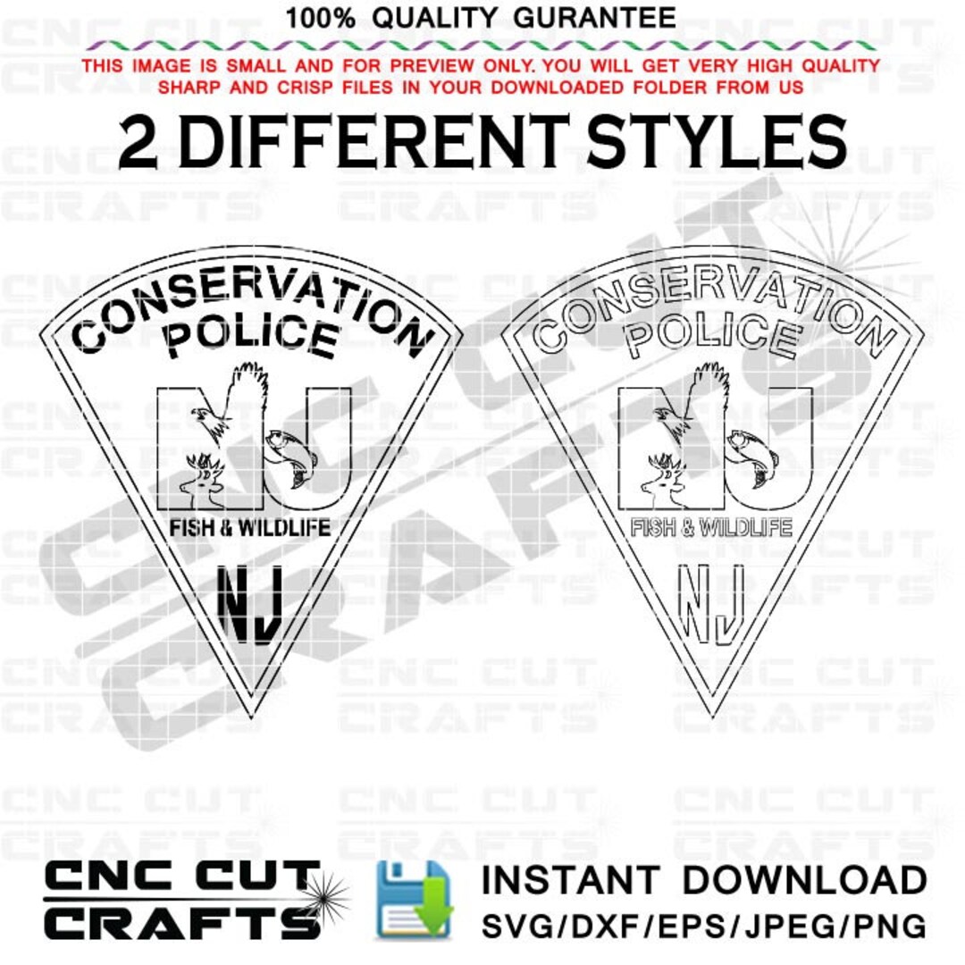 New Jersey, Conservation, Police, Patch, Sleeve Insignia, Logo, Badge ...