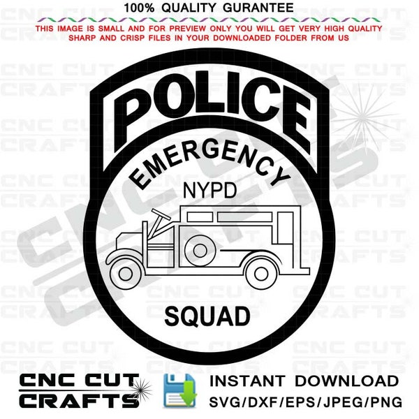Nypd Svg - Etsy