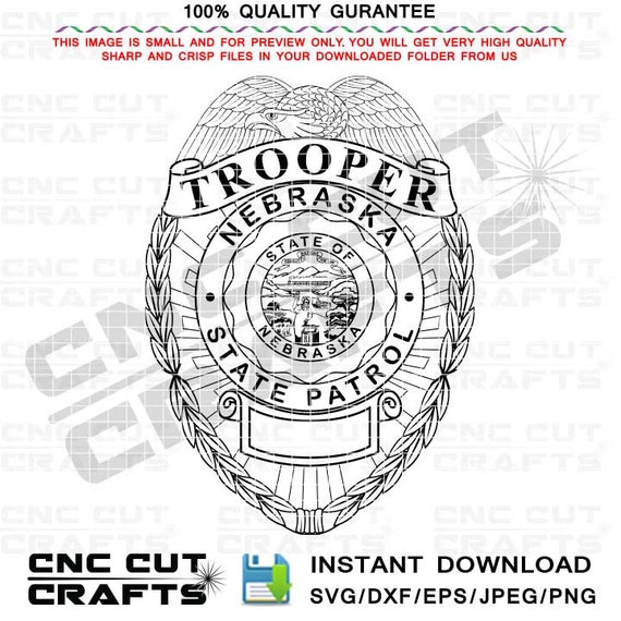Nebraska State Trooper Badge Great Old Nebraska State Humane Officer