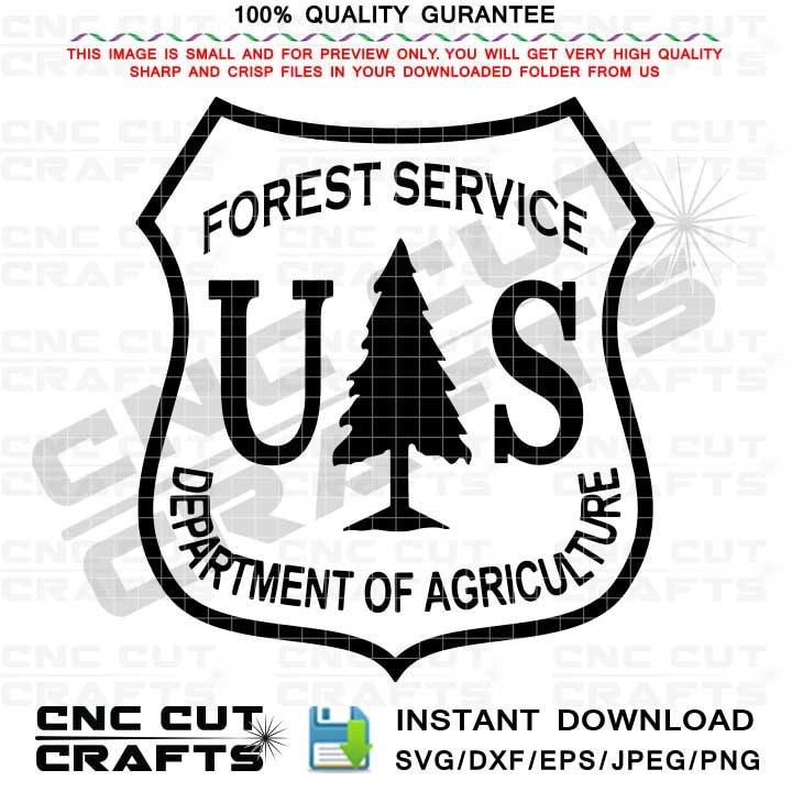 Forest Service Logo Vector Svg File US Dept of Agriculture - Etsy India
