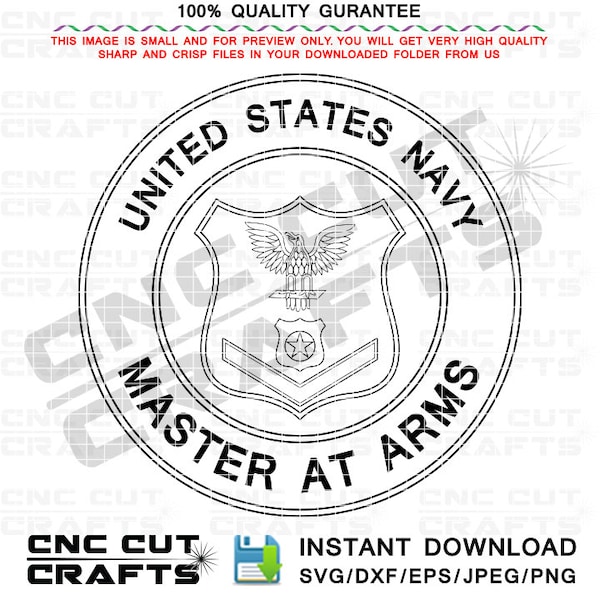Master at Arms Svg - Etsy