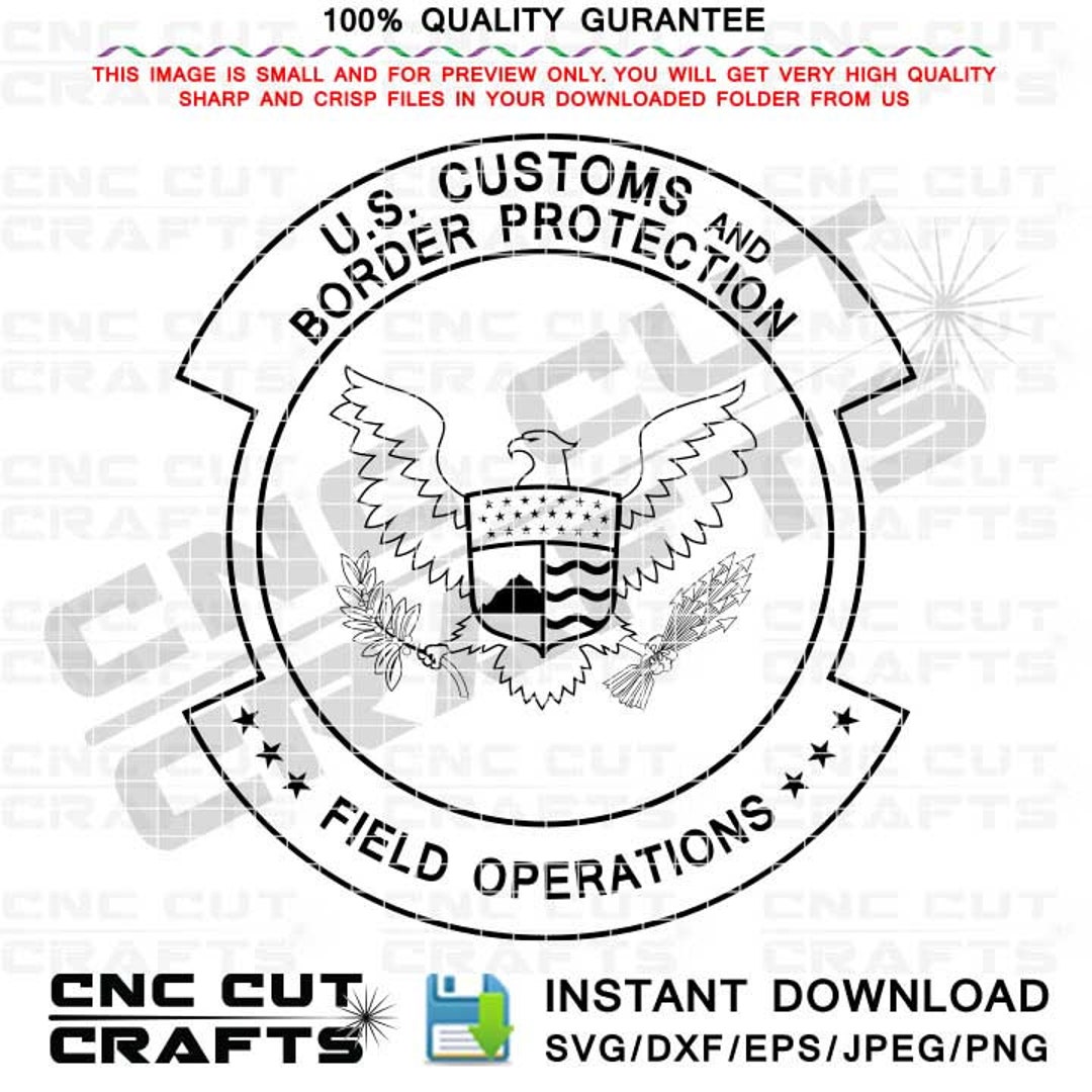 CBP Field Operation Seal Svg US Customs and Border Protection Logo ...