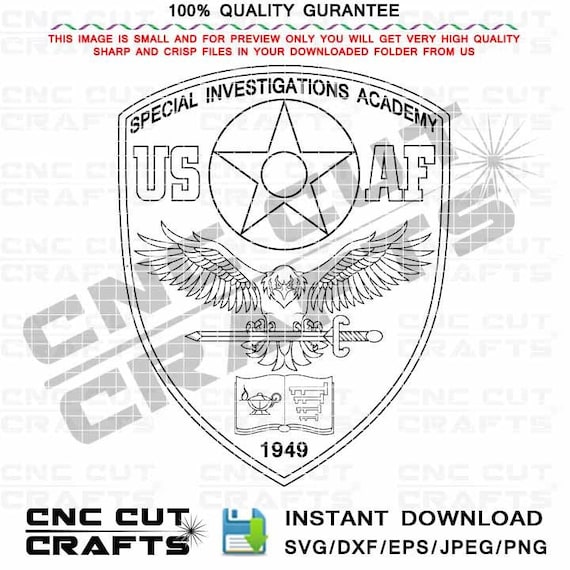 USAF Special Investigations Academy vector svg logo patch | Etsy