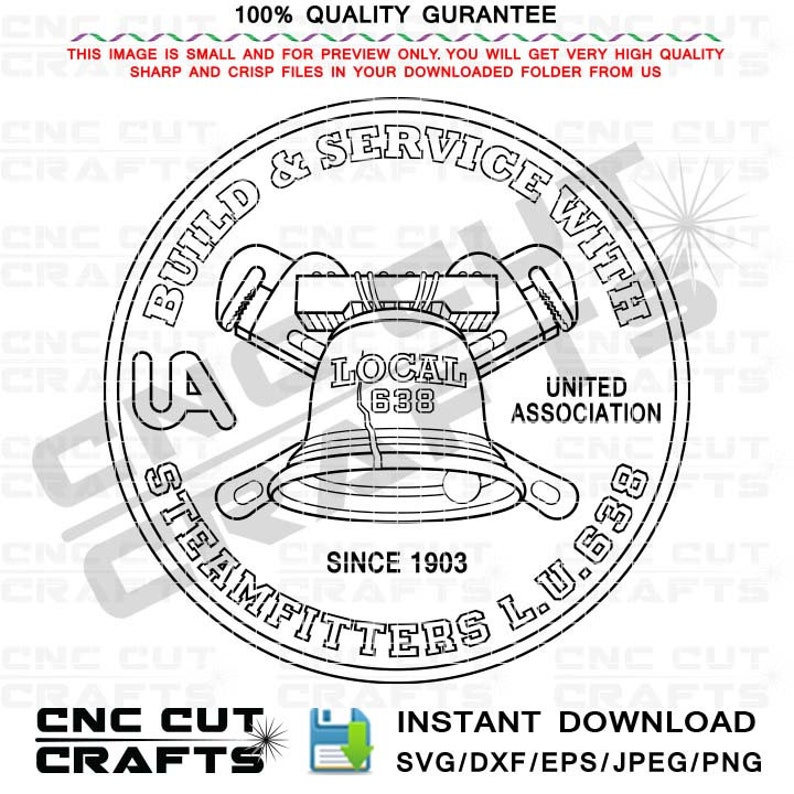 Steamfitters 638 Vector File, CNC Laser Cut SVG (digital Download) - Etsy