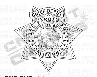 State Parole Badge California - Etsy