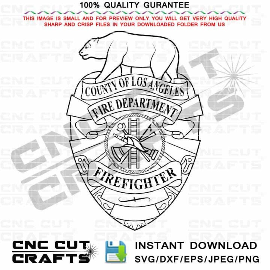 Firefighter Badge Coloring Page