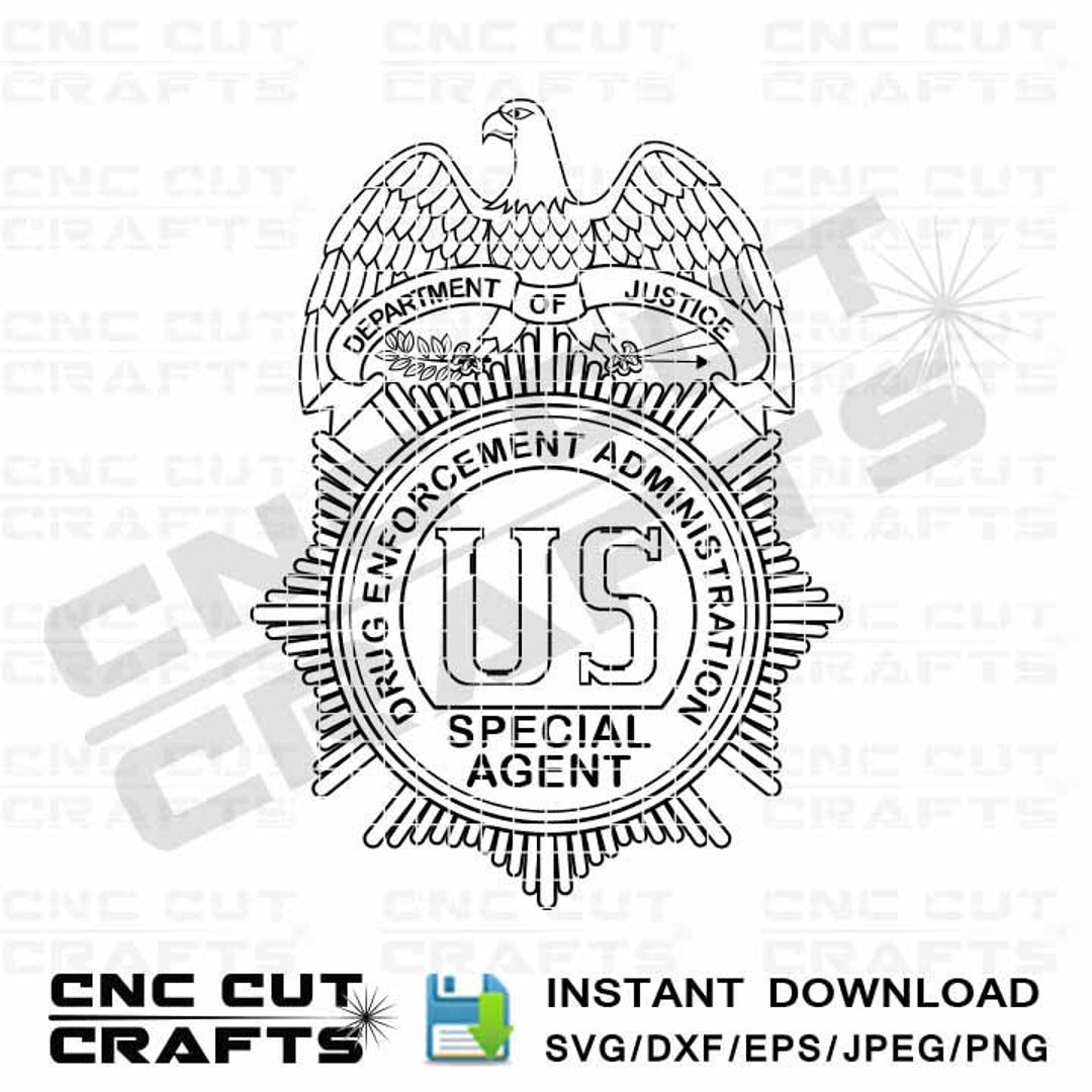 Special Agent Logo Svg US Drug Enforcement Administration DEA Badge Svg ...