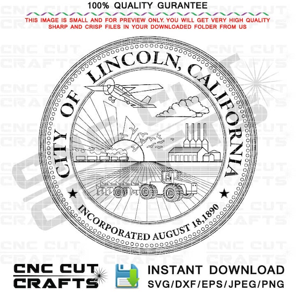 Lincoln Logo Svg - Etsy