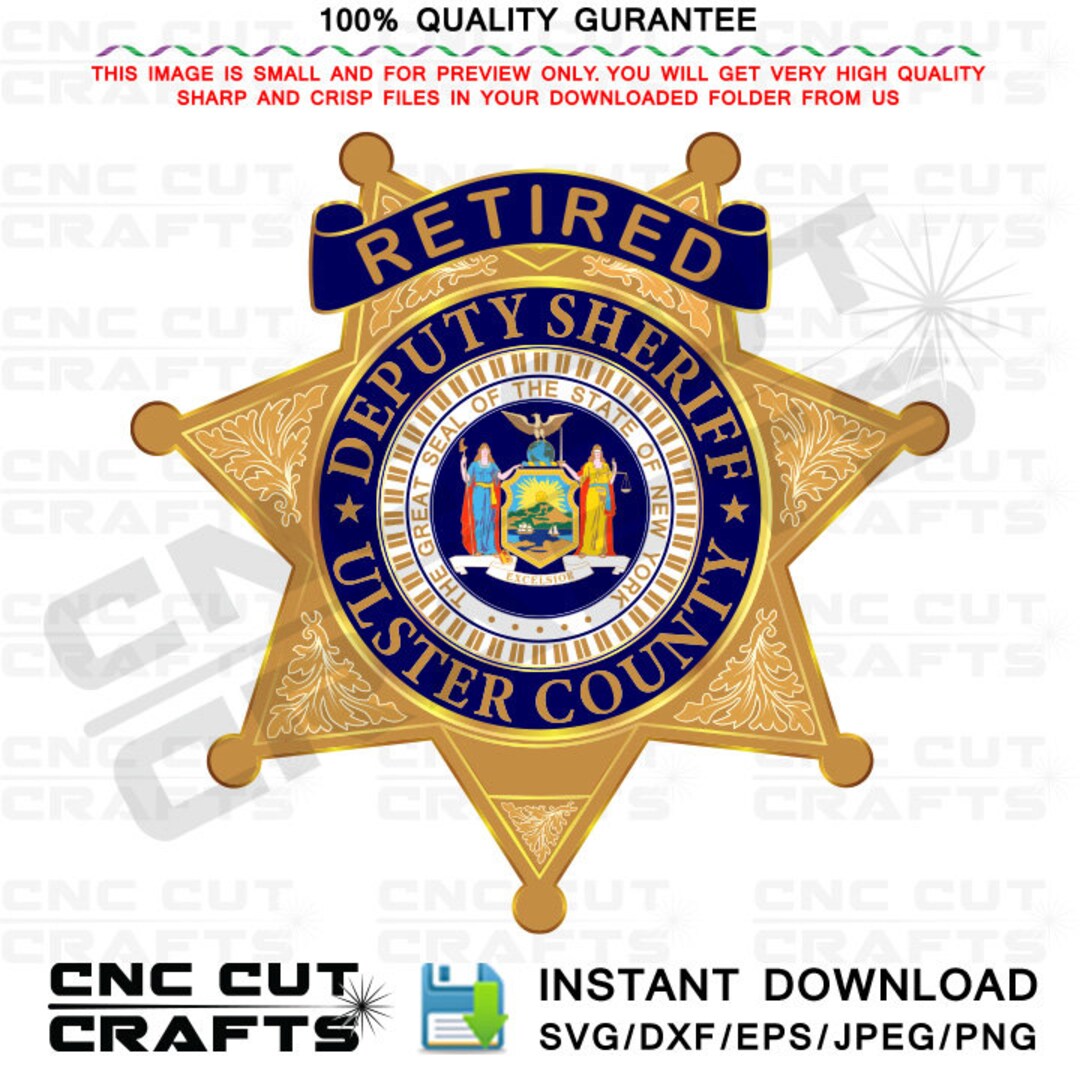 Retired Deputy Sheriff Star Badge in Color for HD, 4K Printing, Digital ... Retired Deputy Sheriff Star Badge in Color for HD, 4K Printing, Digital ...