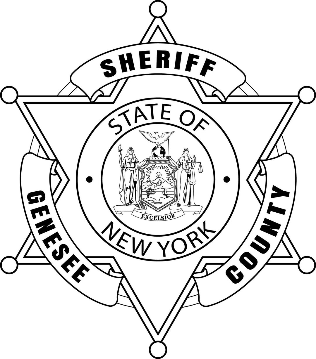 Genesee County, NY, Sheriff, Svg Badge, Svg, Eps, Dxf, Png, Jpeg Laser ...