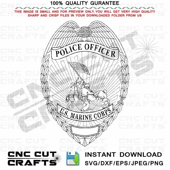 Usmc Military Police Badge