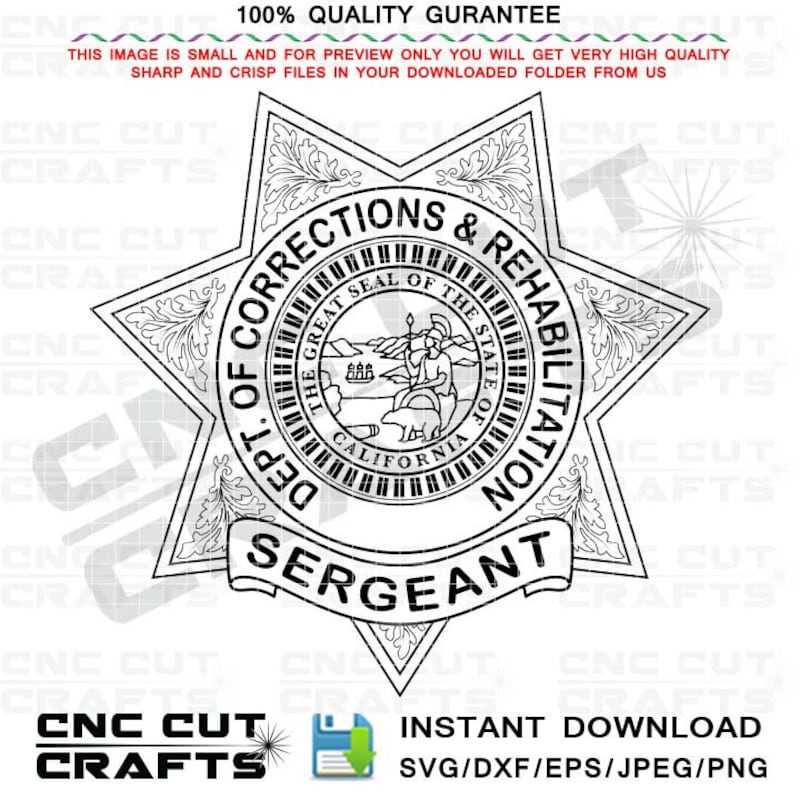 Cdcr Logo Svg - Etsy