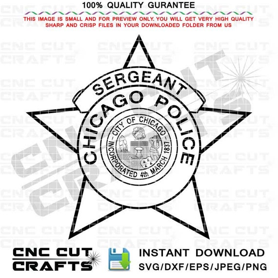 Police Star Badge Vector