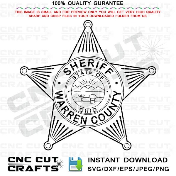 Ohio Sheriff Badge - Etsy