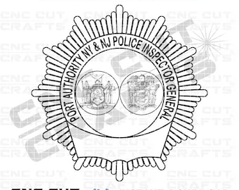 Port Authority Badge Svg - Etsy Israel