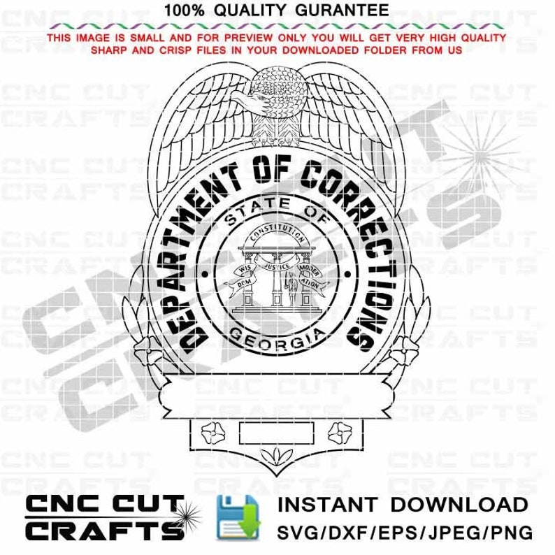 Dept. of Corrections Vector Badge Svg Logo Emblem Patch | Etsy Dept. of Corrections Vector Badge Svg Logo Emblem Patch | Etsy
