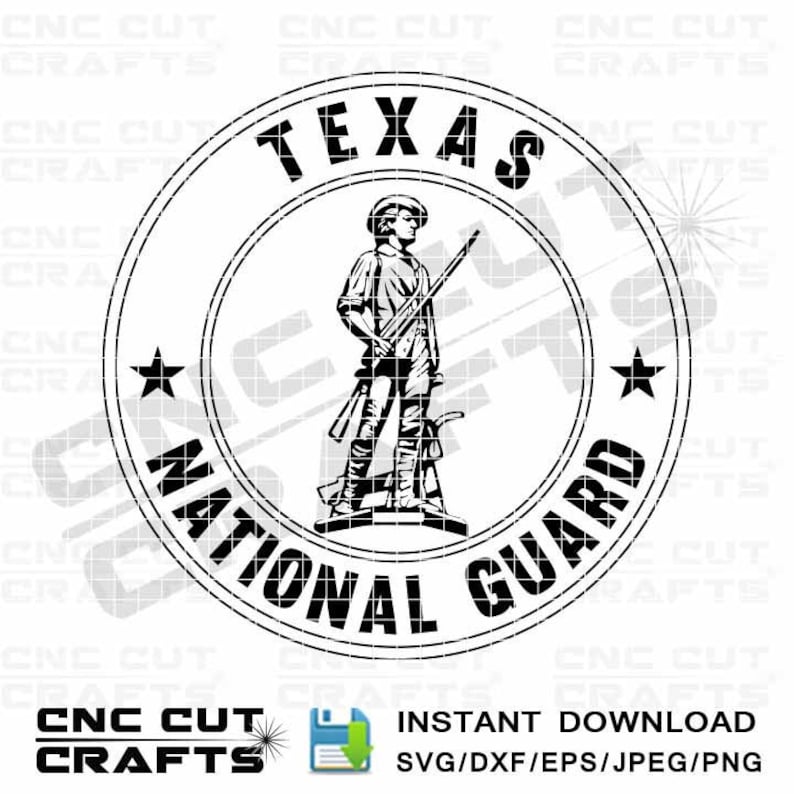 Texas National Guard Svg, Dxf, Eps, Png, Jpg (digital Download) - Etsy