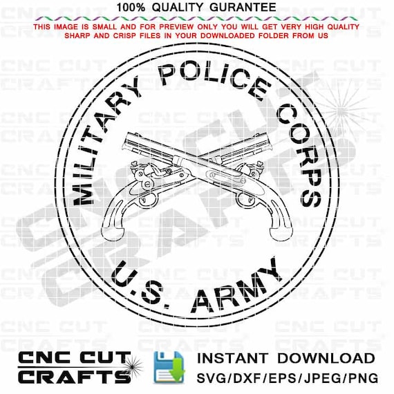 US Army Military Police Corps Svg Logo Insignia Badge Patch | Etsy