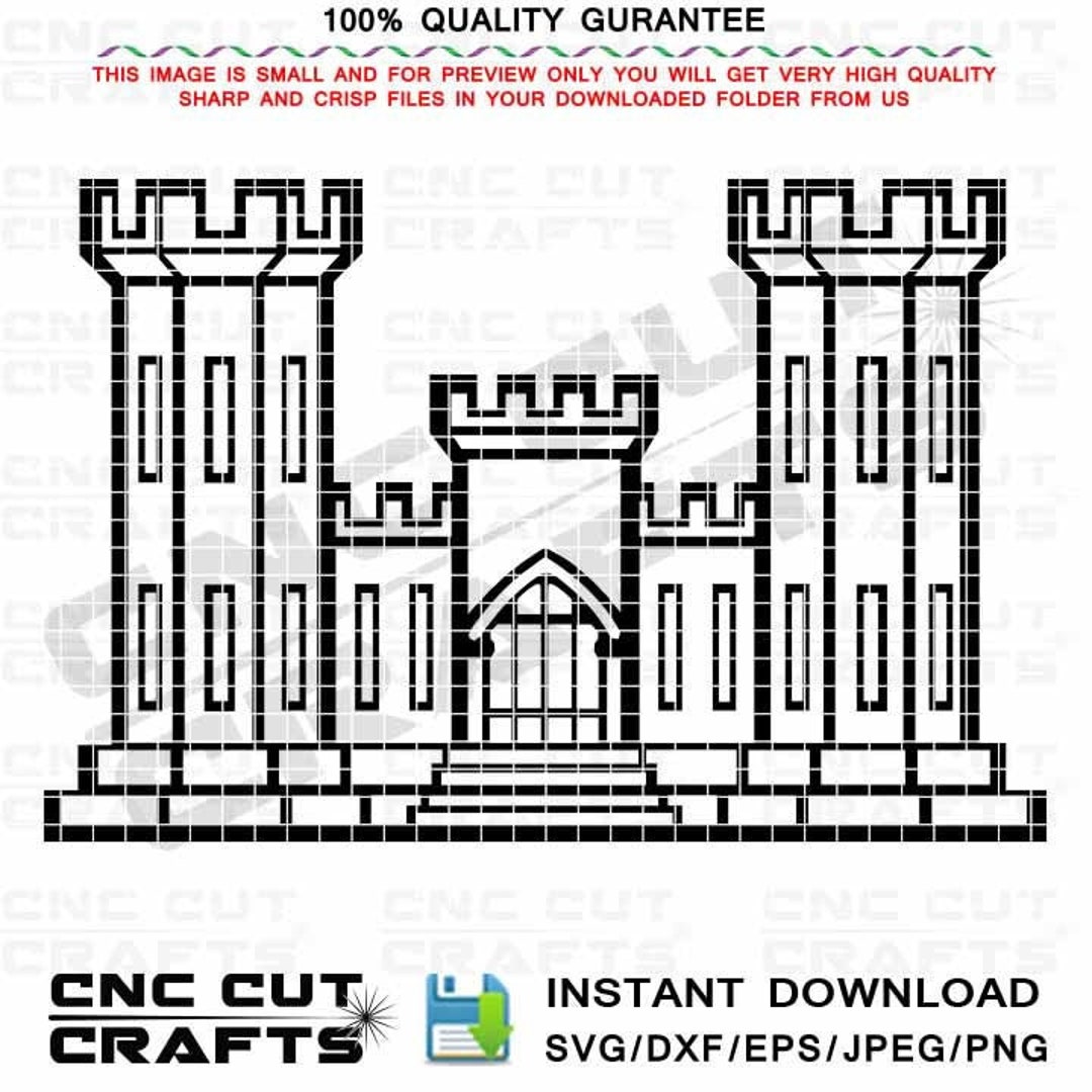 US Army Corps of Engineers Svg Logo Vector Black White Dxf Eps Png for ...