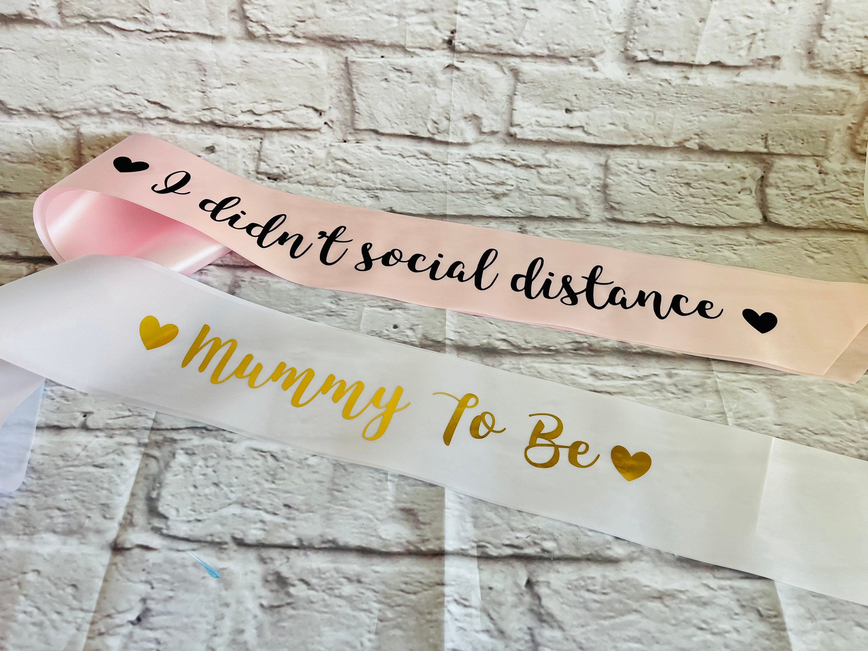 Baby Shower Sash Personalised Sash Any Name or Wording | Etsy