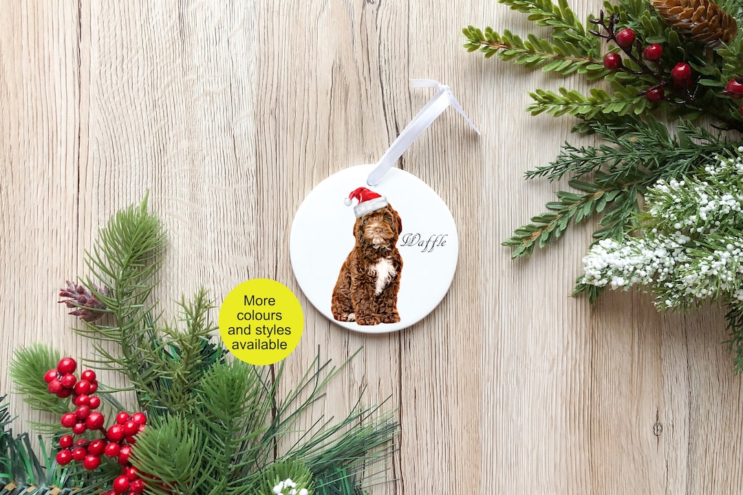 Personalised Cockapoo Christmas Ornament | Cockapoo Dog Bauble With ...