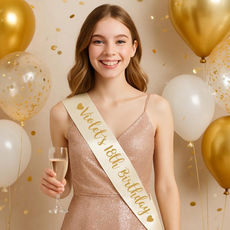 21st Sign Red - Etsy UK