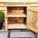 Chunky Wooden Wellie - Welly Store - Outdoor Shoe Storage - Work Boots ...