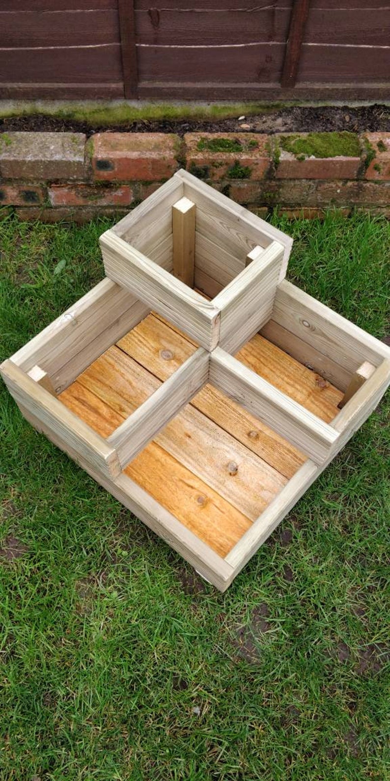 Wooden Corner Garden Planter - 3 Tier Timber Design - Etsy