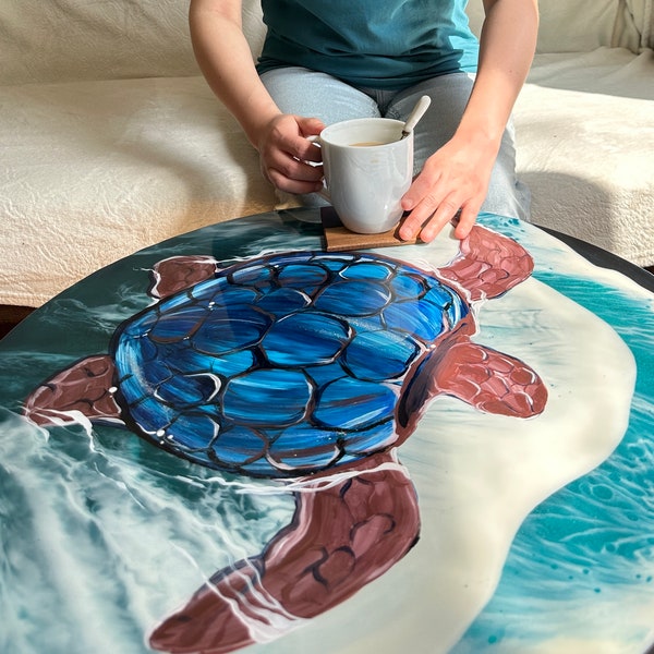 Sea Turtle Coffee Table - Etsy
