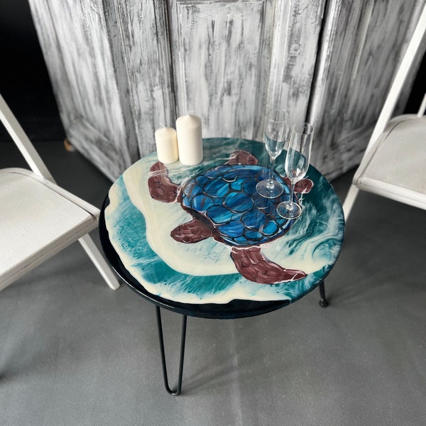 Sea Epoxy Table - Etsy