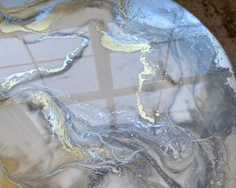 Epoxy Marble Table - Etsy
