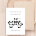 Cute Panda Good Luck Card – Group Farewell, Printable (instant Download ...
