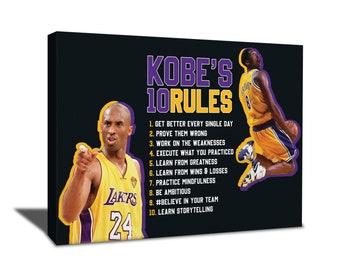 Kobe 10 Rules | Etsy