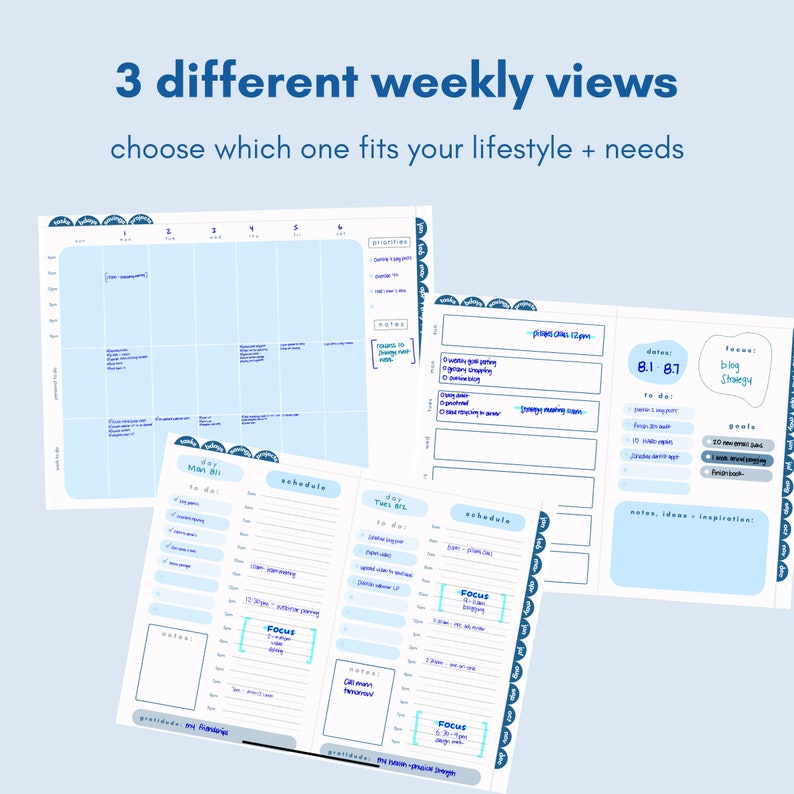 Undated Ultimate Productivity Planner | Productive as F*** | Goodnotes ...