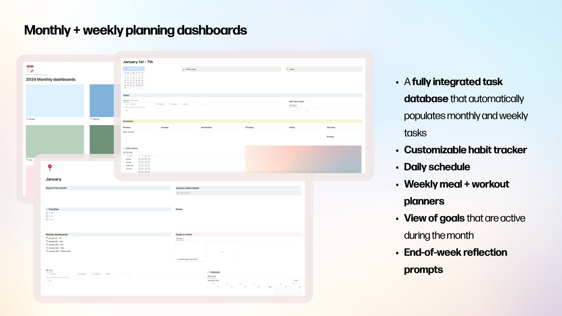2024 Notion Life Planner Template for Creatives With a Live, Integrated ...