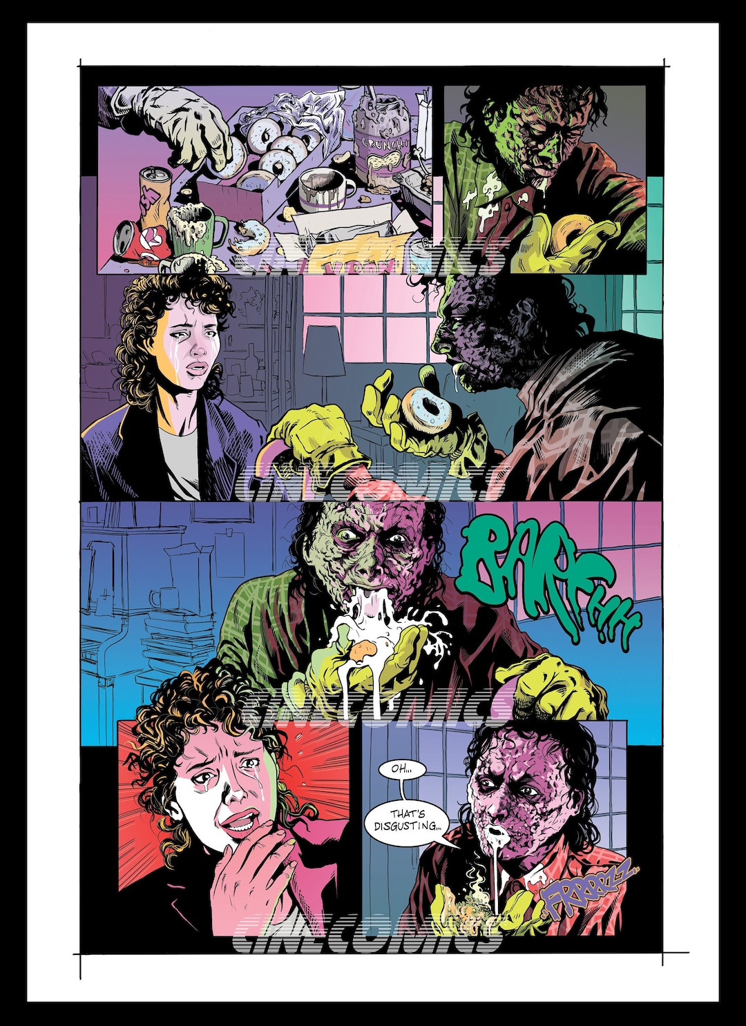 THE FLY - Comic Book-page Poster - Limited Editon Prints - Etsy