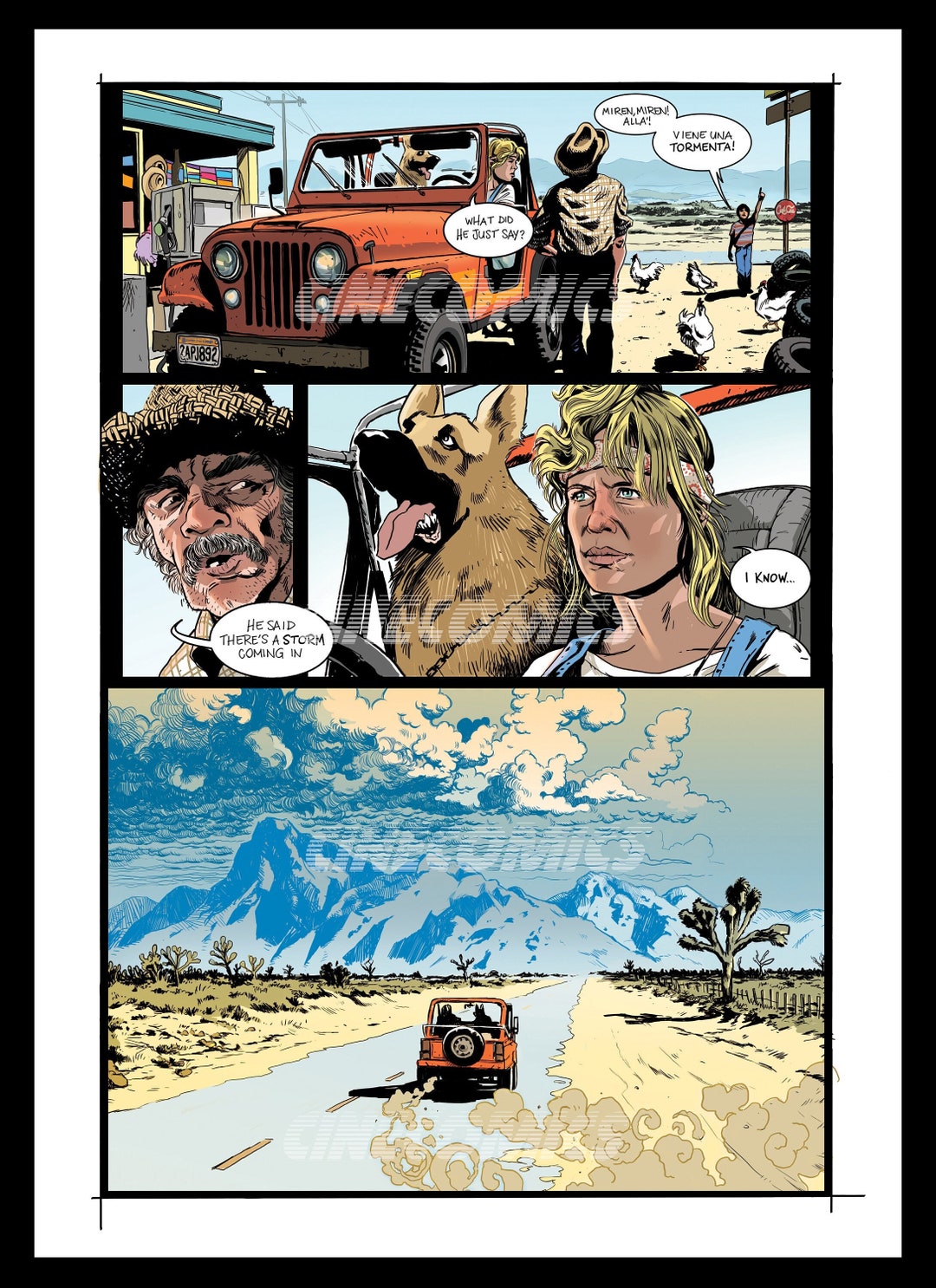 THE TERMINATOR - Comic Book-page Poster - Limited Editon Prints - Etsy