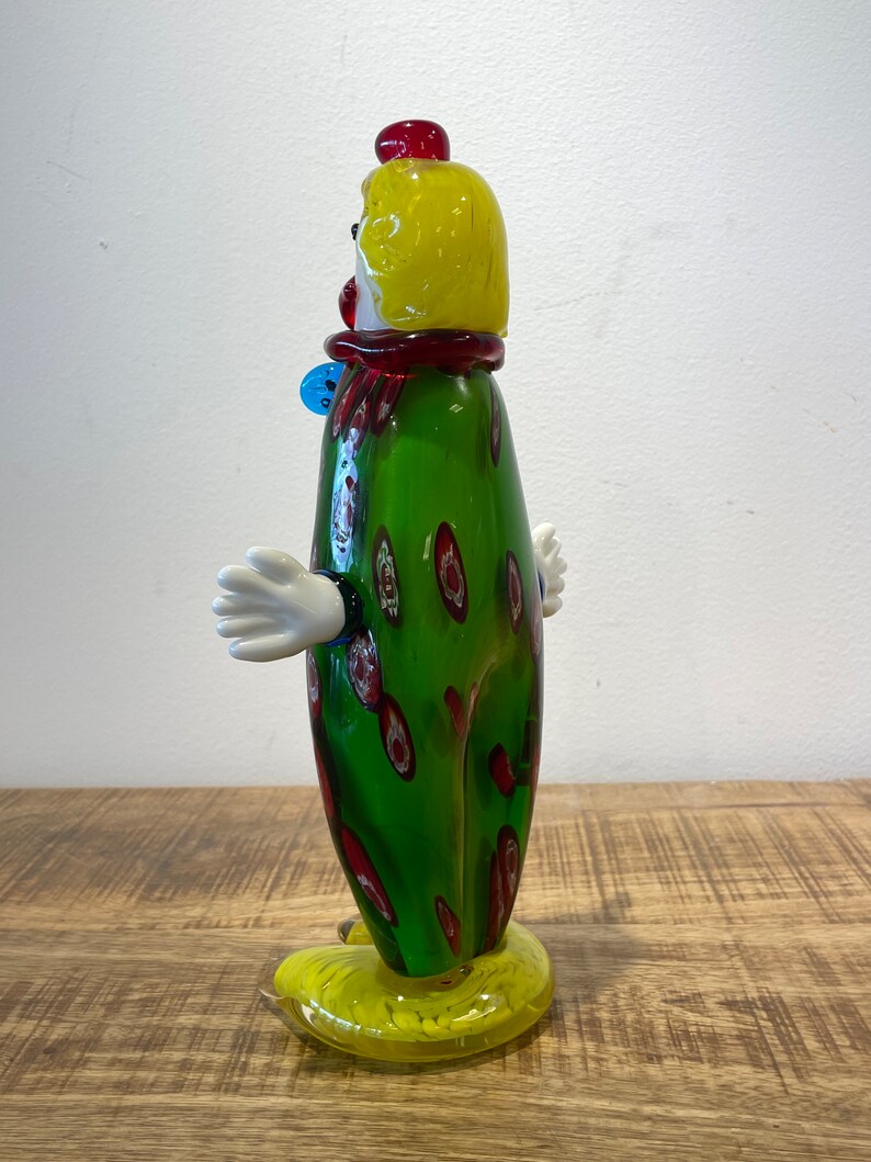 Murano Hand-made Stained Glass Sculpture " Clown " - Etsy
