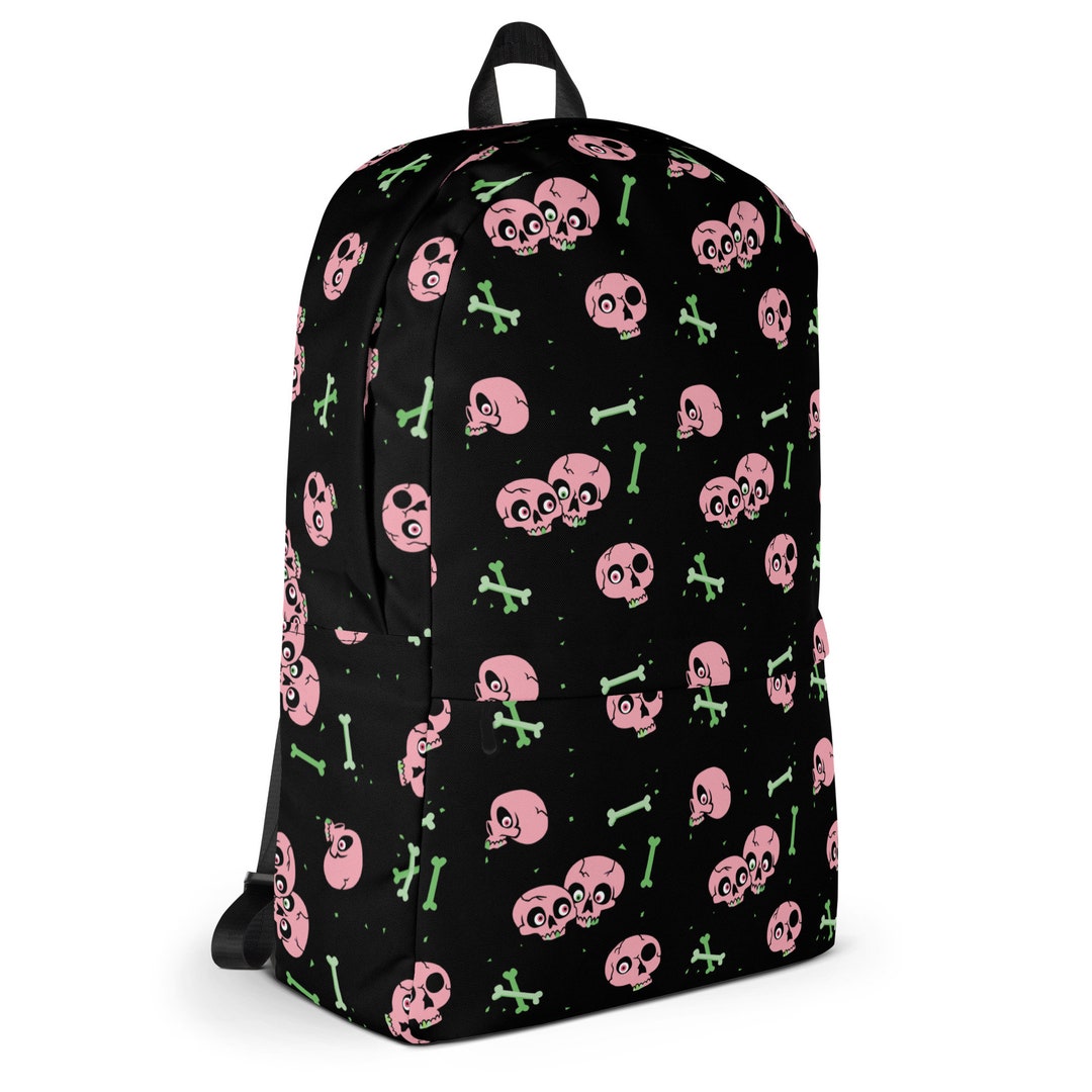 Pinky Love Skulls Backpack - Back to School! - Etsy