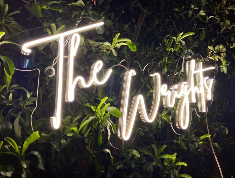 Wedding Neon Sign for Reception Wedding Decorations - Etsy