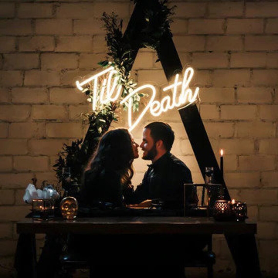 Til Death Neon Sign Wedding Neon Sign Custom Neon Sign Neon - Etsy